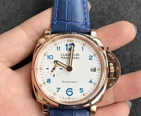 Replica Panerai Luminor Due PAM00756 Kék Szíj AAA